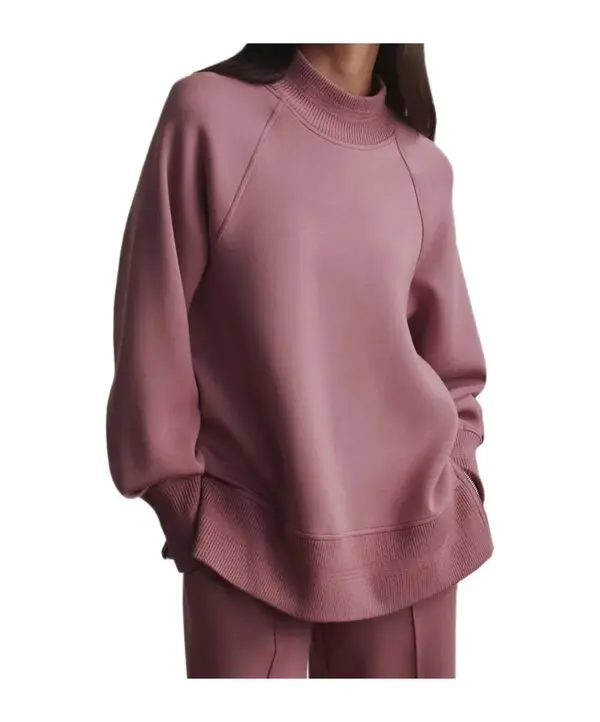 Varley Raglan Boyfriend Sweatshirt - Brown