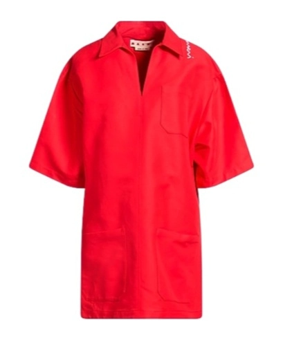 Marni Loose T-shirt Skirt - Red