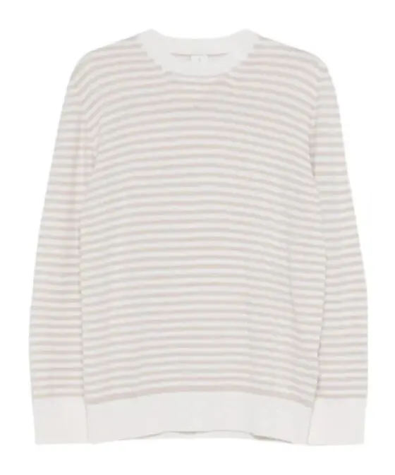 Eleventy Striped Crewneck Jumper