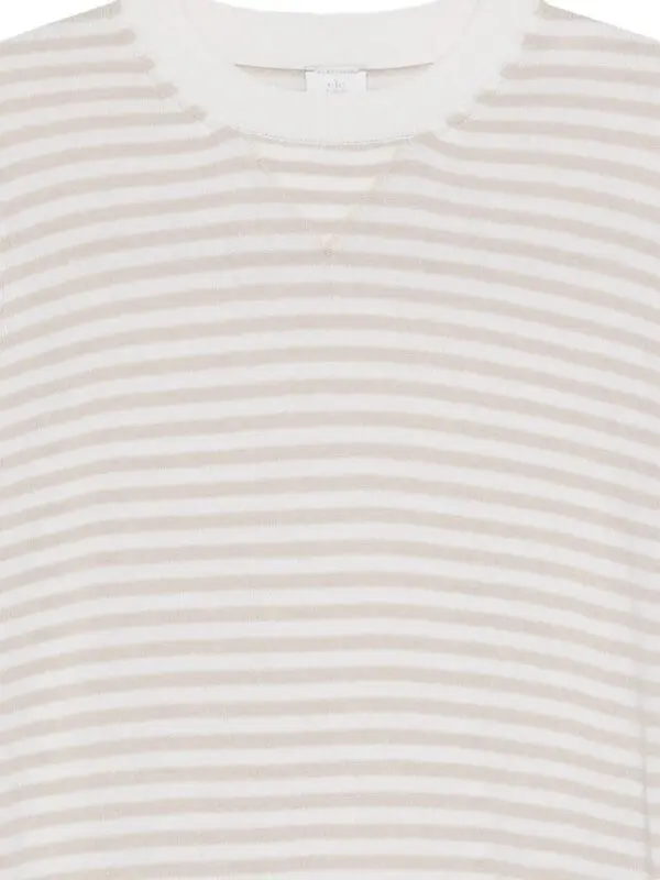 Eleventy Striped Crewneck Jumper