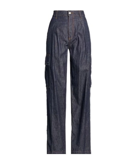 Burberry Dark Wash Denim Cargo Pants