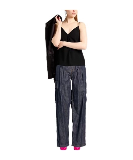Burberry Dark Wash Denim Cargo Pants