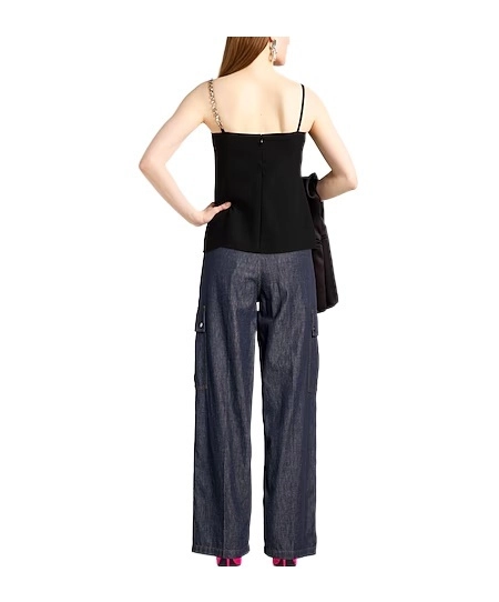 Burberry Dark Wash Denim Cargo Pants