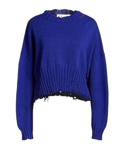 Marni Solid Long Sleeve Knit Top