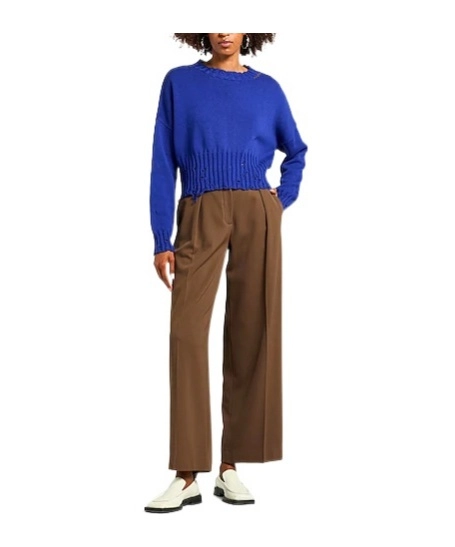 Marni Solid Long Sleeve Knit Top