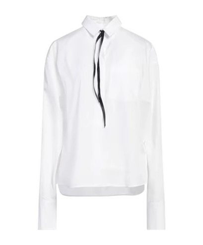Sportmax Classic Collar Long Sleeve Blouse