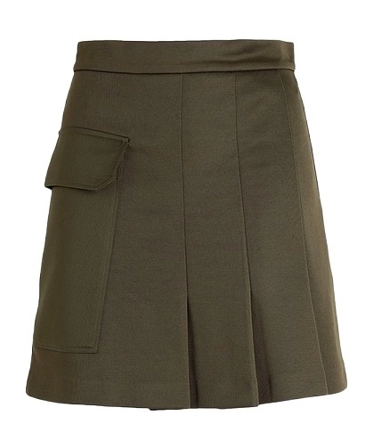 MAXCO. Minimalist Ruched Midi Skirt