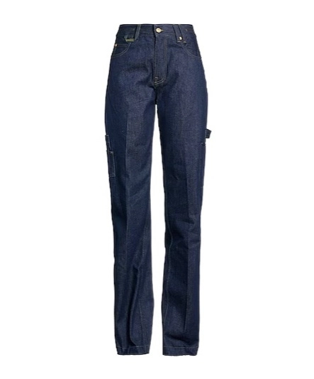 Jacquemus Cargo Jeans In Dark Wash Denim
