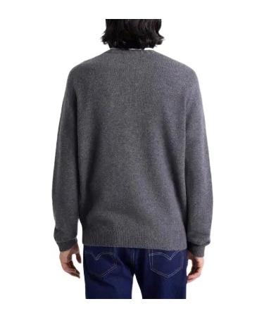 SPORTY  RICH Sporty & Rich Embroidered Logo Crew Neck Sweater