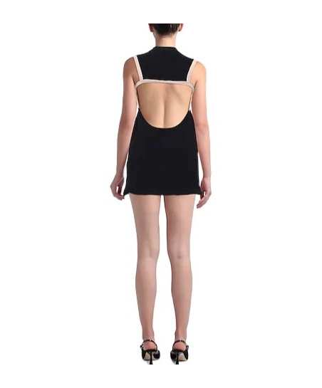 Jacquemus Sleeveless Fitted Knit Dress - Blue
