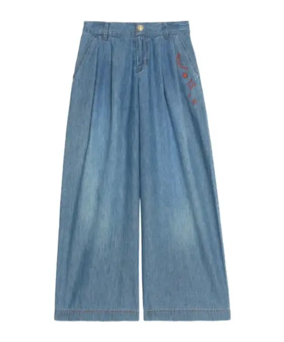 Zadig&Voltaire Embroidered Cropped Jeans