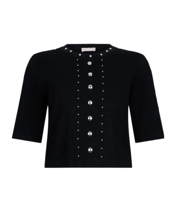 Liu Jo Stud-embellished Knit Top