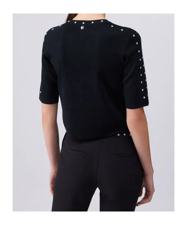 Liu Jo Stud-embellished Knit Top