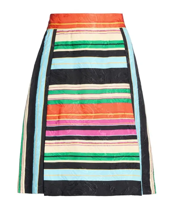 Dolce & Gabbana Striped Umbrella Skirt