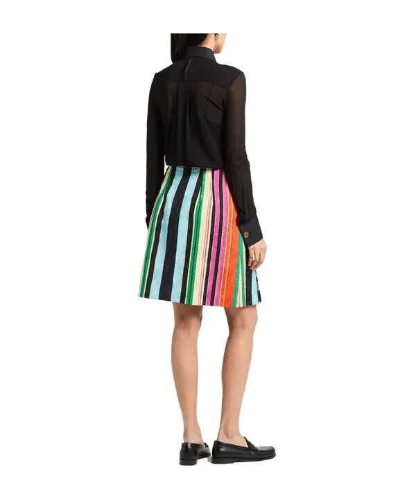 Dolce & Gabbana Striped Umbrella Skirt