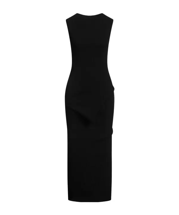Rick Owens Sleeveless Mock Neck Knit Dress