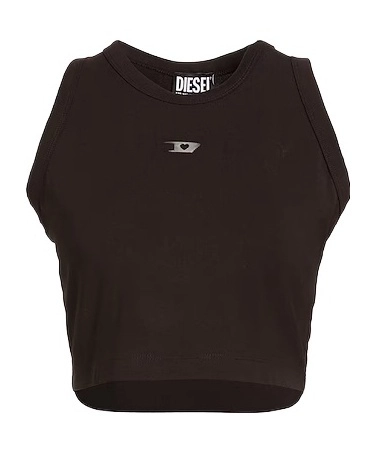 DIESEL® Sleeveless Crewneck Crop Top