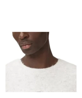ALLSAINTS Curv Embroidered Crew Neck Sweater - White