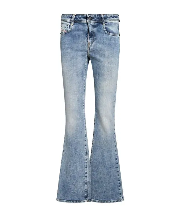 DIESEL® Mid-rise Flared Jeans - Blue