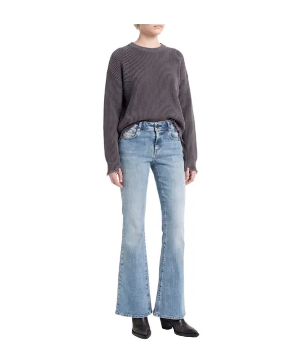 DIESEL® Mid-rise Flared Jeans - Blue