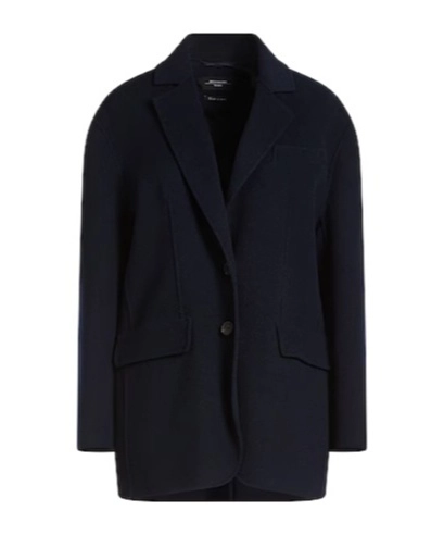 Max Mara Single-breasted Felt Blazer