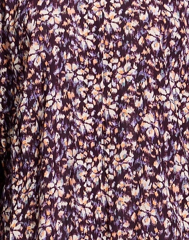 Isabel Marant Étoile Floral Printed Satin Long Sleeve Shirt