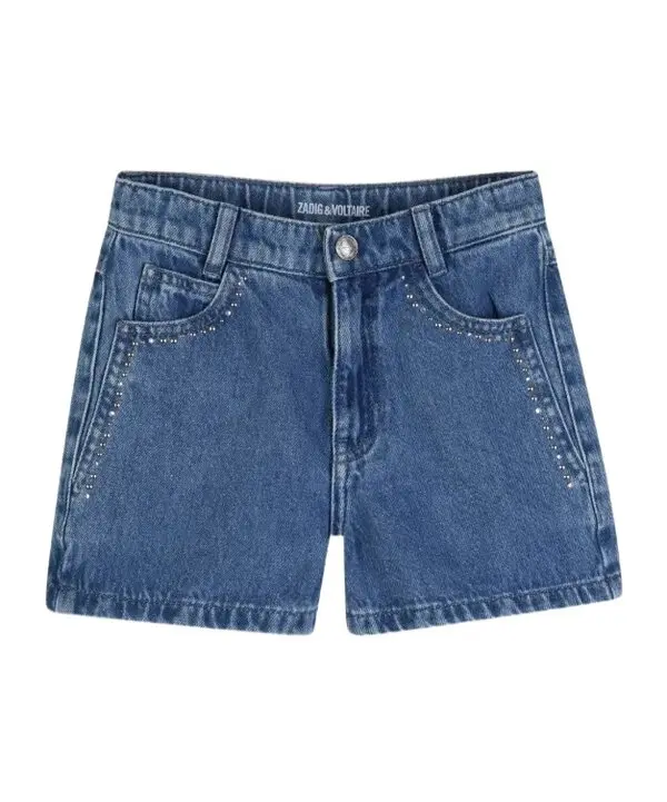 Zadig&Voltaire Embellished Denim Shorts