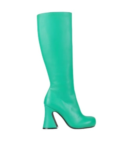 Marni Zip-up Round Toe Leather Boots