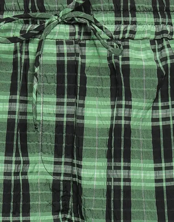 GANNI Plaid Shorts