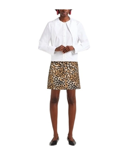 Max Mara Leopard Print A-line Dress