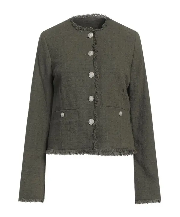 Rag & Bone Simple Tweed Jacket - Green