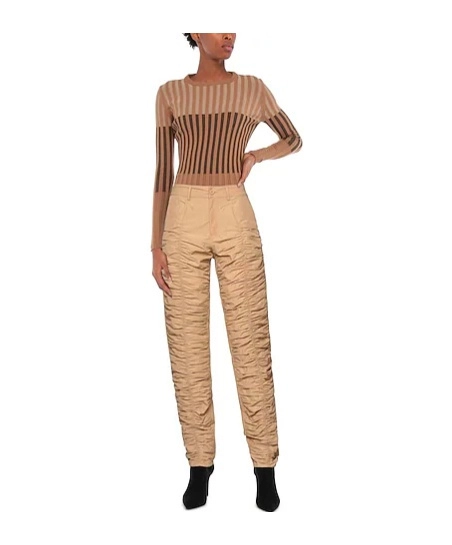 MAISON MARGIELA Tapered Trousers With Gathered Detail