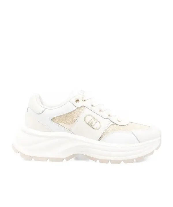 Liu Jo Leather Lace-up Sneakers