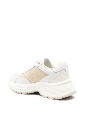 Liu Jo Leather Lace-up Sneakers