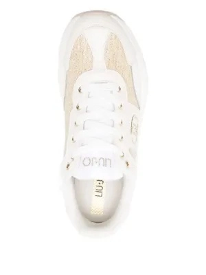 Liu Jo Leather Lace-up Sneakers