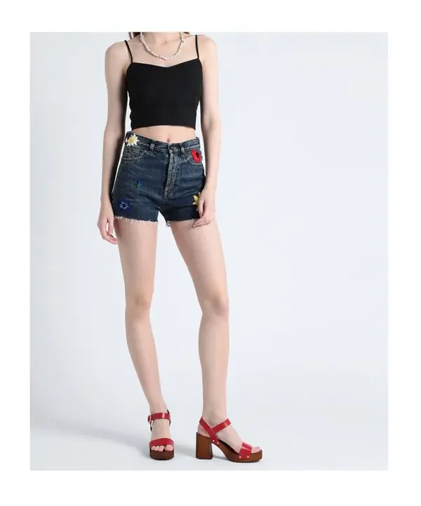 MAXCO. Max&co. Linen Sleeveless Deep Neckline Crop Top