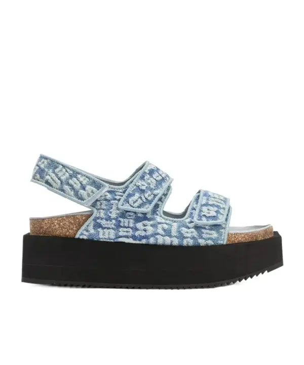 Palm Angels Birk Platform Sandals