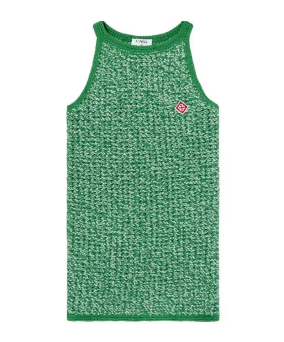 Casablanca Appliqué Logo Dress