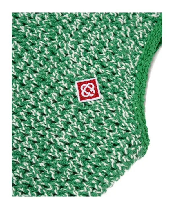 Casablanca Appliqué Logo Dress