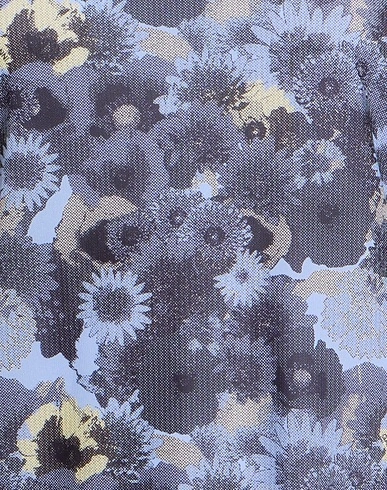 GANNI Floral Print Turtleneck Top