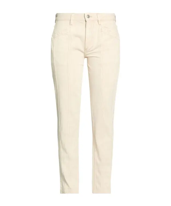 Isabel Marant Étoile Mid-rise Straight Trousers With Contrast Stitching