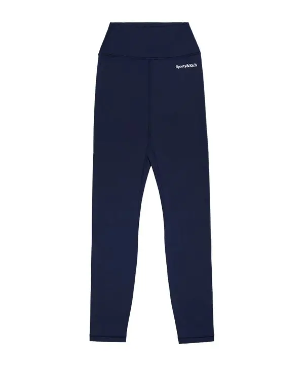 SPORTY  RICH Sporty & Rich High-rise Logo Performance Trousers