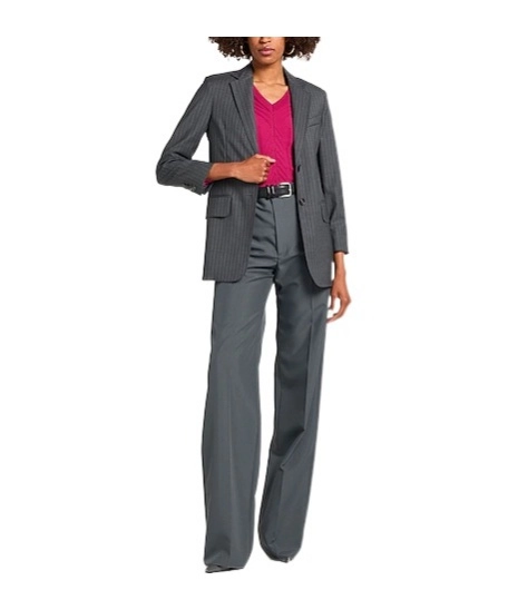 Max Mara Striped Wool Blazer