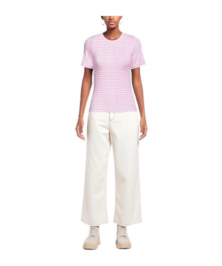 Jacquemus Plaid Print T-shirt