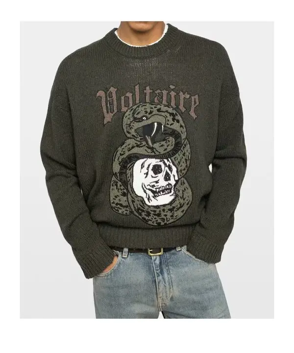 Zadig&Voltaire Marko Snake-motif Sweater