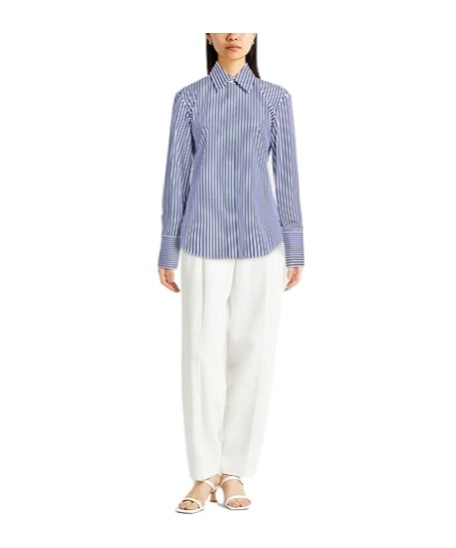 Sportmax Striped Long-sleeved Shirt