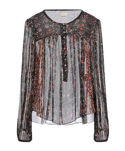 Isabel Marant Étoile Floral Print Long Sleeve Shirt