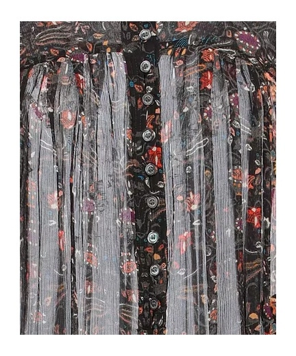 Isabel Marant Étoile Floral Print Long Sleeve Shirt
