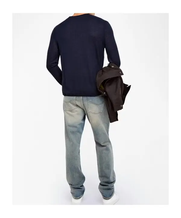 Zadig&Voltaire Monastir Long-sleeve Sweater - Encre