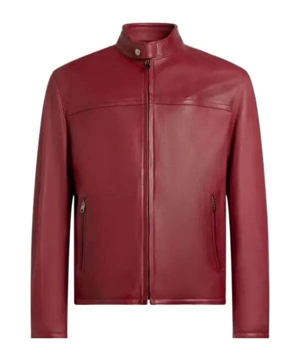Etro Nappa Leather Zip-up Jacket